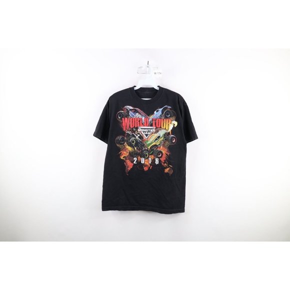 Vintage | Shirts | Y2k 26 World Tour Monster Jam Mens M Faded Monster ...